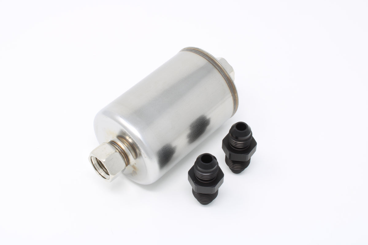 In-Line Fuel Filter Assembly with AN6 Fittings – Aeromotive