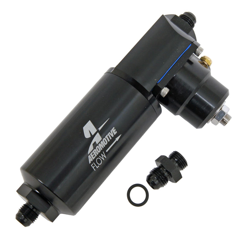 EFI Fuel Pressure Regulator and 10 Micron Fuel Filter Combo with AN-06 ...